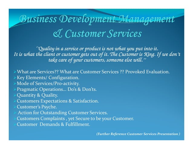 Business Development Management | PDF
