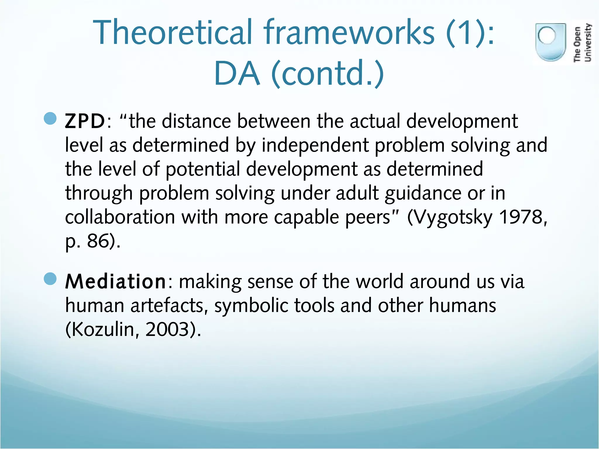 Dynamic assessment of academic writing: macro-Theme and hyper-Theme | PPT