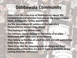 Mumbai Dabbawala | PPT
