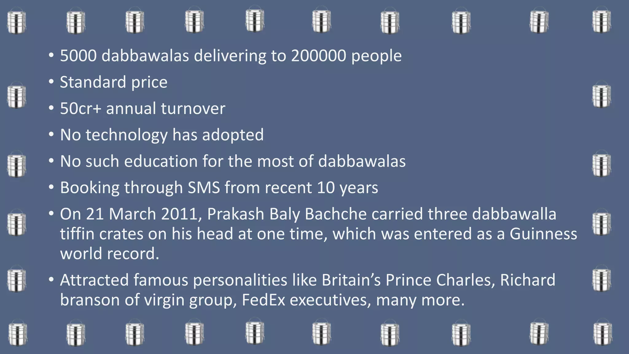 Dabbawalla Business model and working method | PPTX