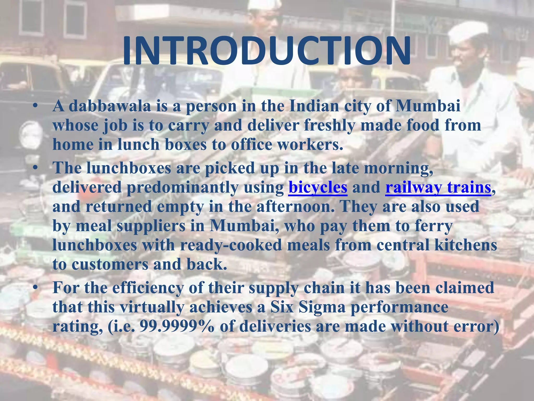 Dabbawala ppt | PPTX