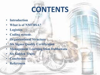 Dabbawala ppt | PPTX | Logistics | Business