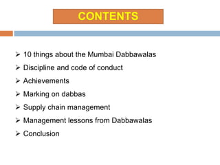 Dabbawalas | PPTX