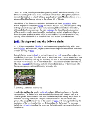 Dabbawala Wikipedia | DOC