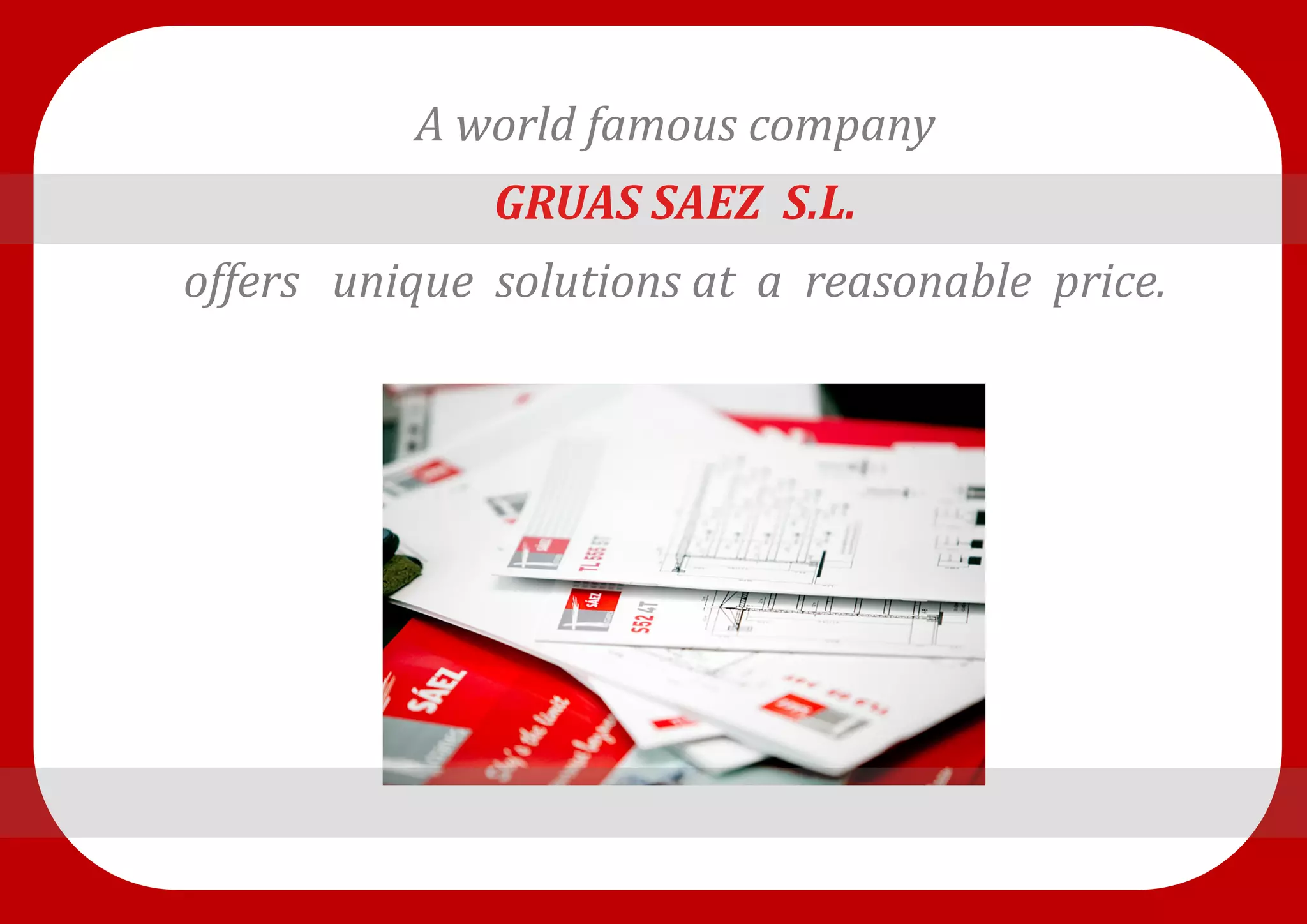 SAEZ PRESENT CRANES_ English | PPT