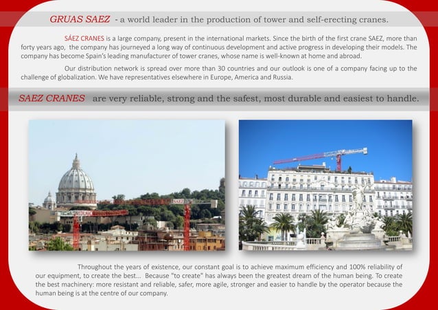 SAEZ PRESENT CRANES_ English | PPT