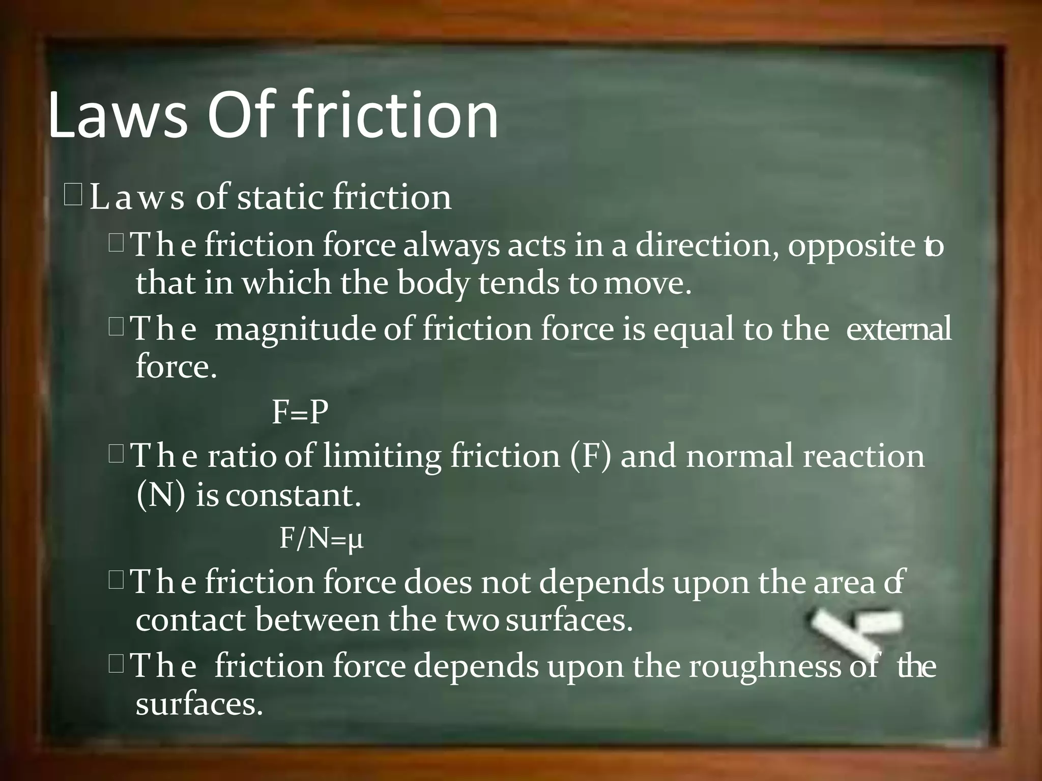 Friction Class 11 Physics | PPTX