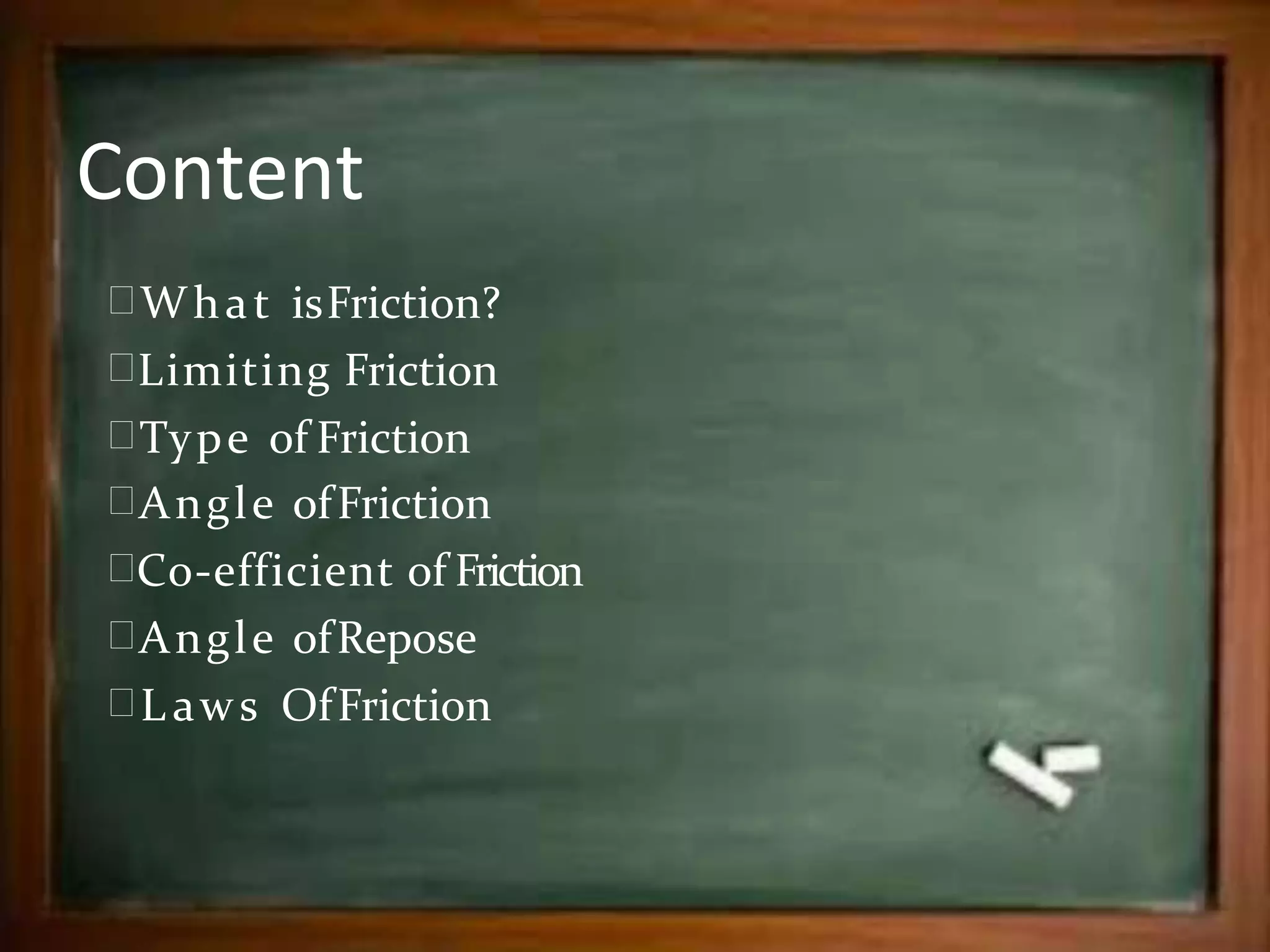 Friction Class 11 Physics | PPTX