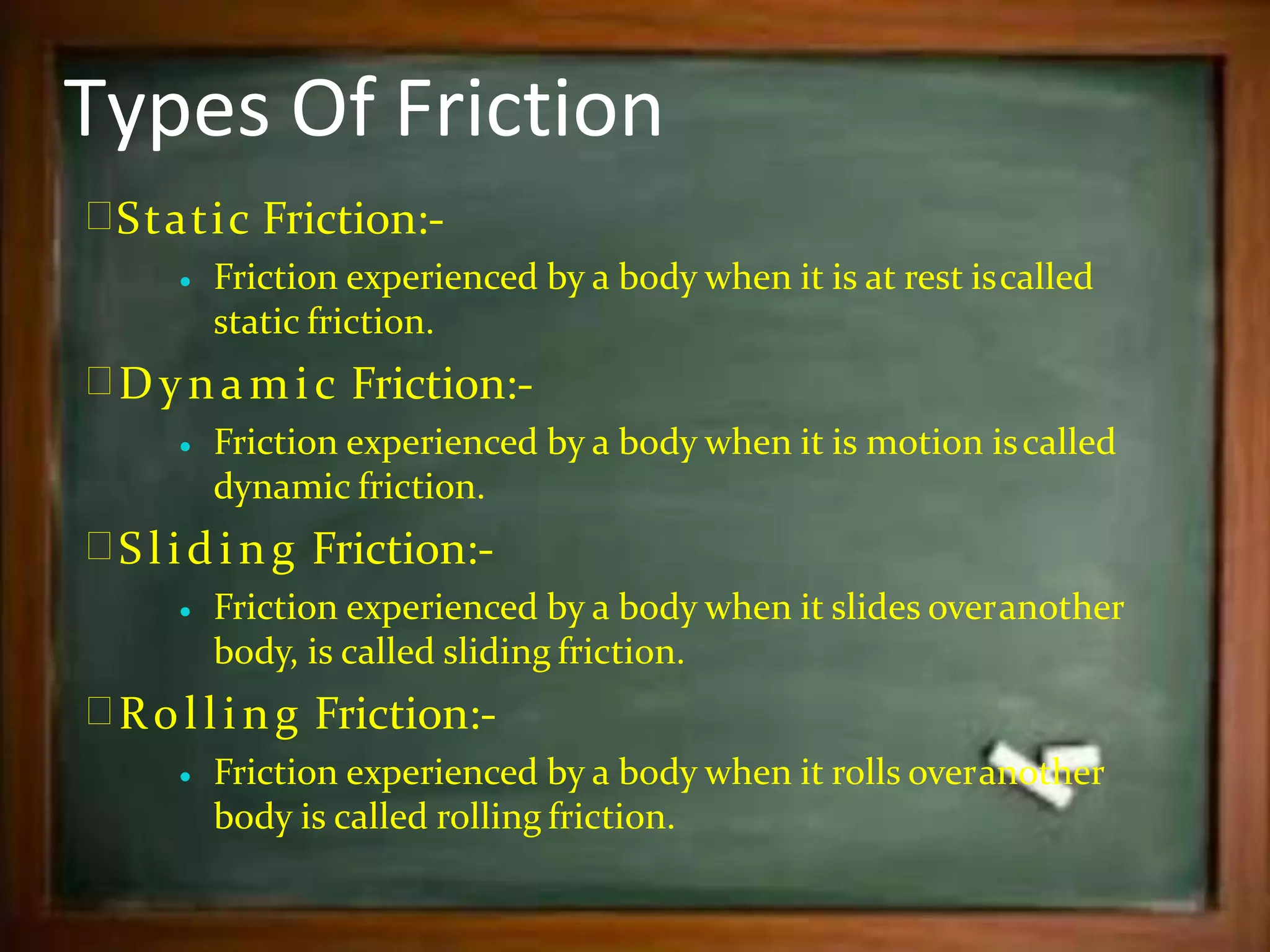 Friction Class 11 Physics | PPTX