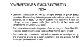 Dabhol power project | PPTX