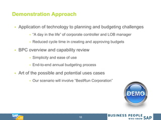 The Future of Business Planning with BPC 10.1 and SAP HANA | PPT