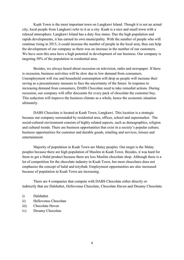 MGT153 assignment (DABS Chocolate)