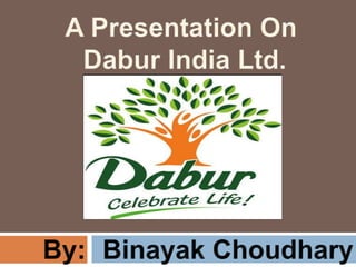 Dabur India Pvt. Ltd. | PPTX