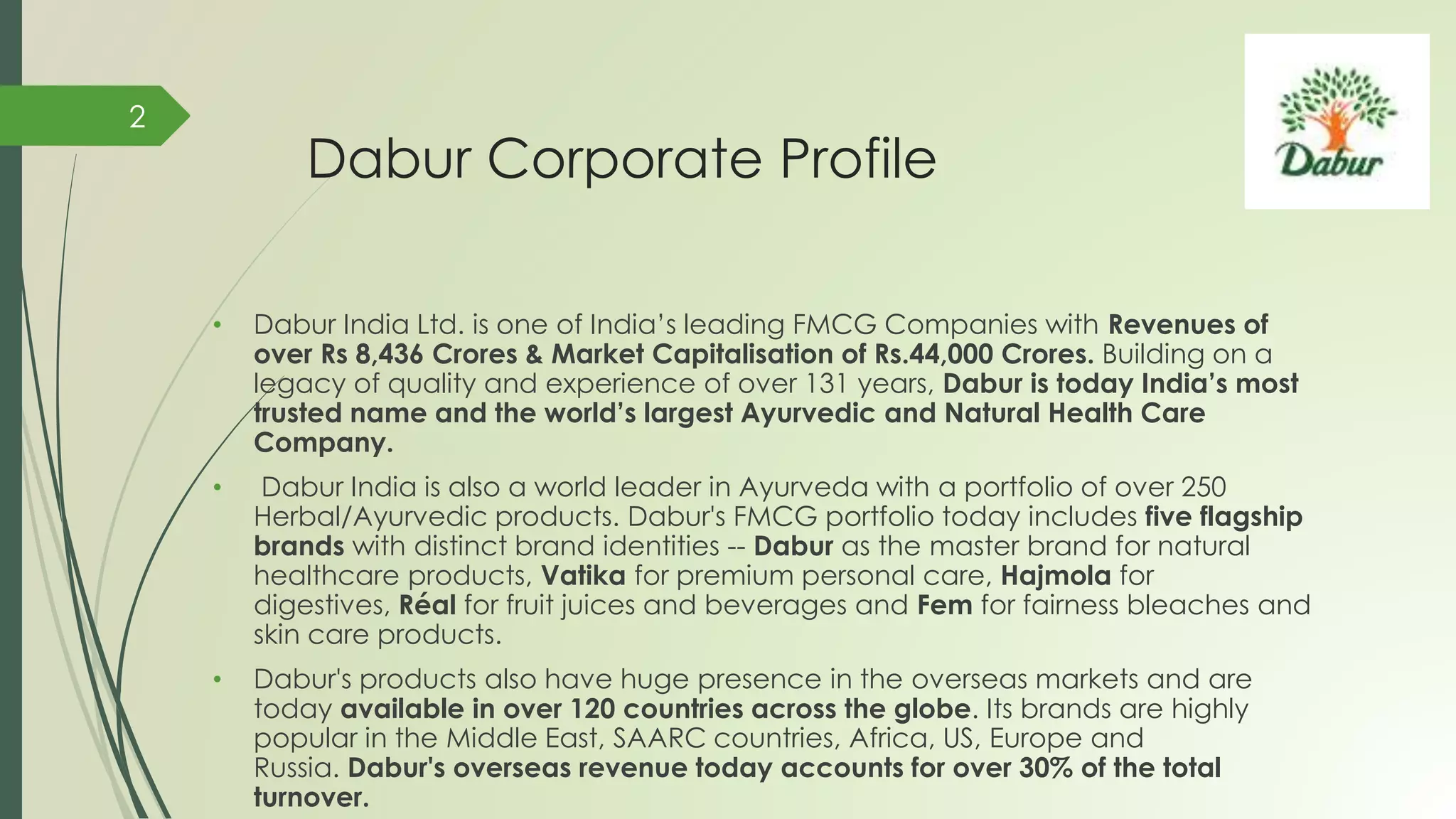 Dabur - Brand Presentation- Chawanprash | PPT