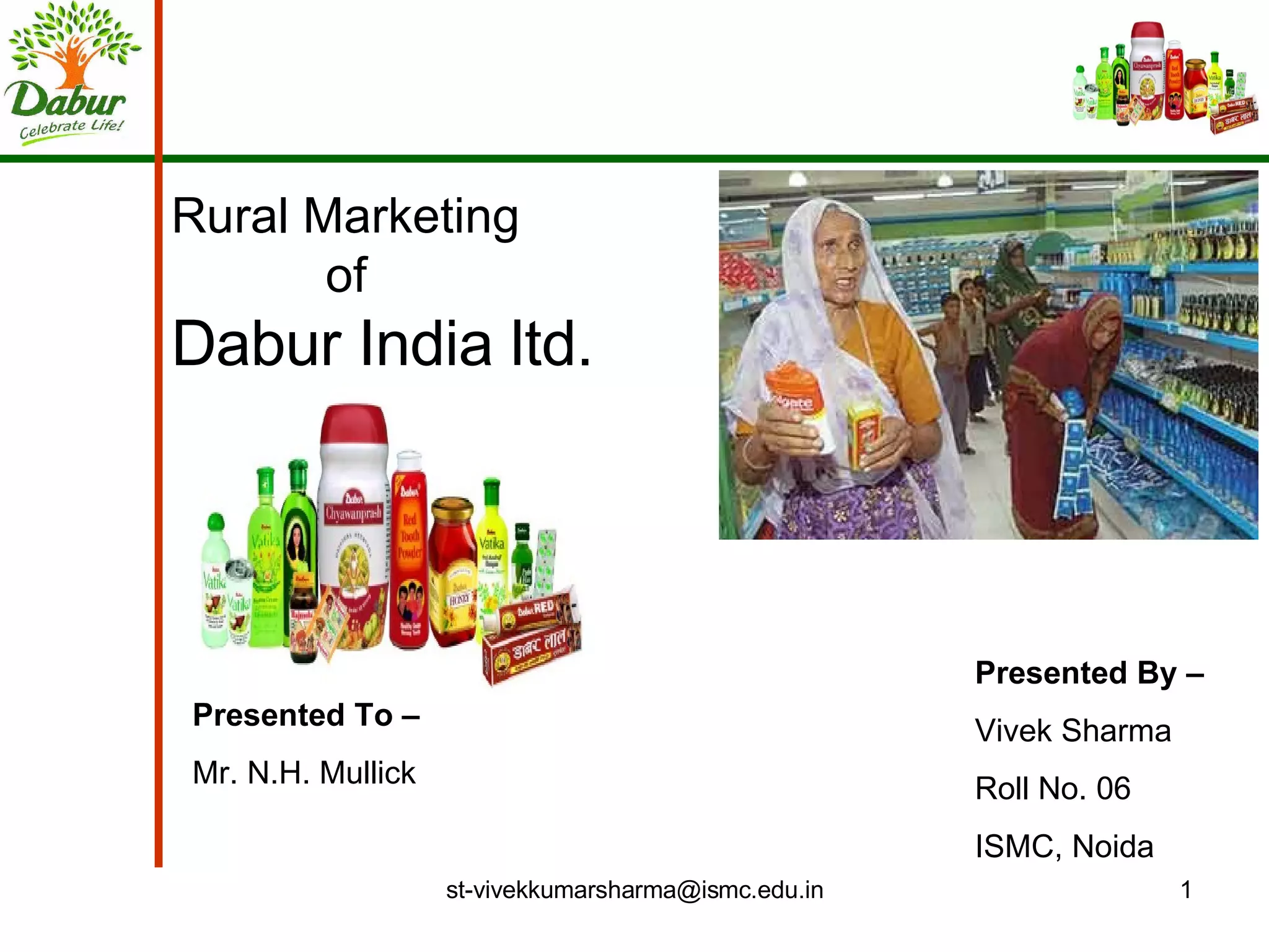Dabur Rural Project | PPT