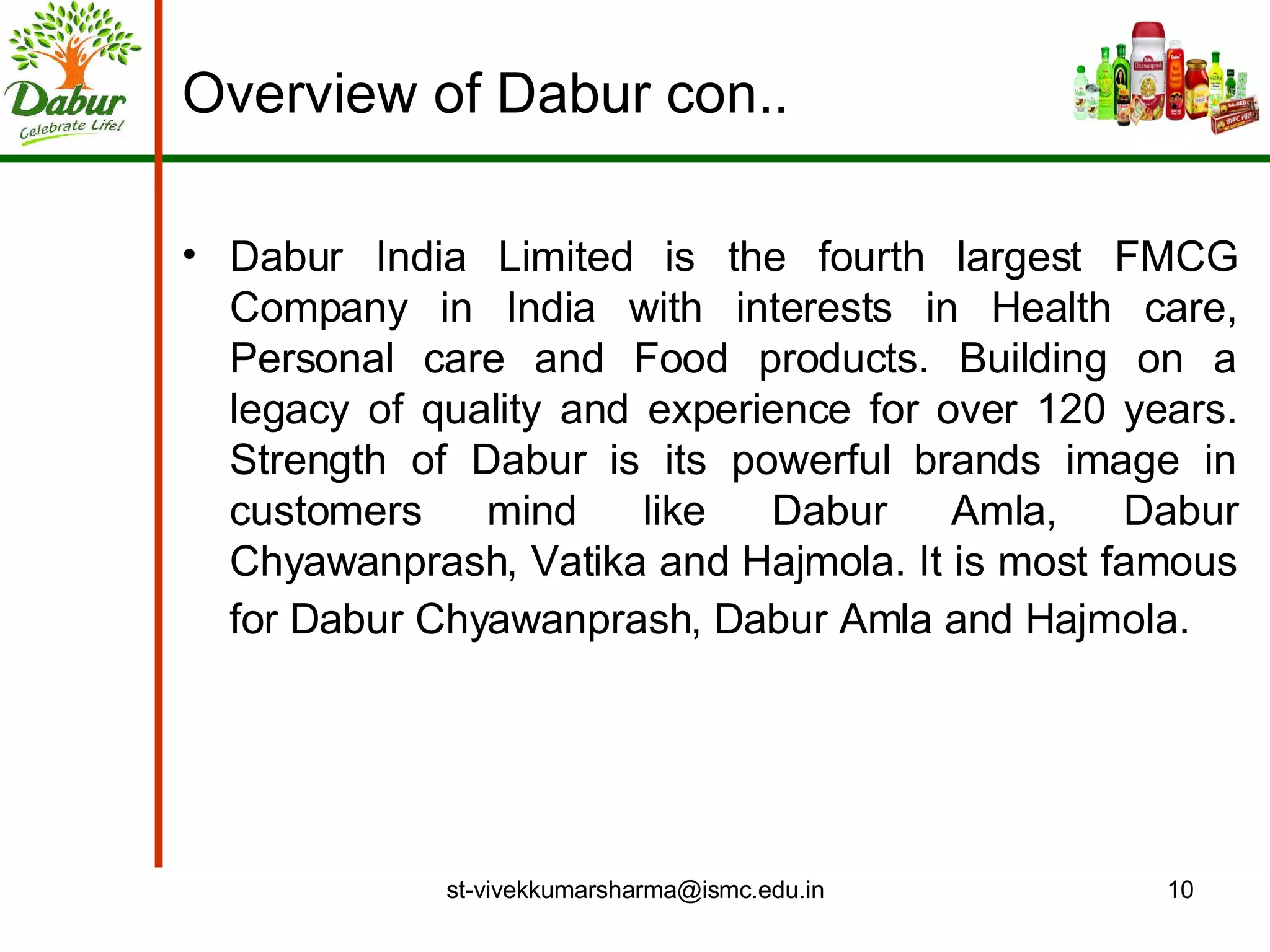 Dabur Rural Project | PPT