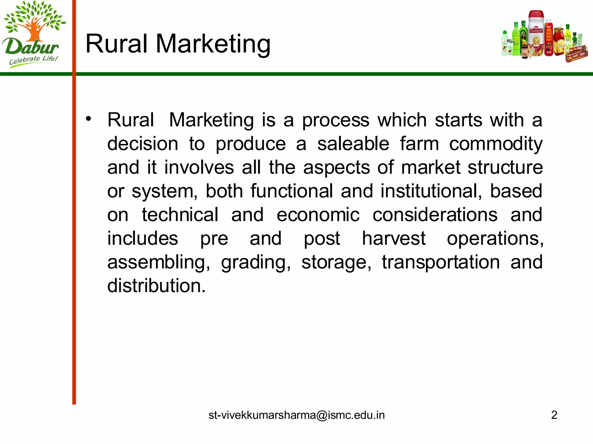 Dabur Rural Project | PPT