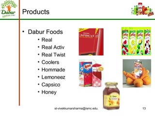 Dabur Rural Project | PPT