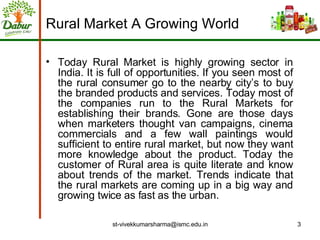 Dabur Rural Project | PPT