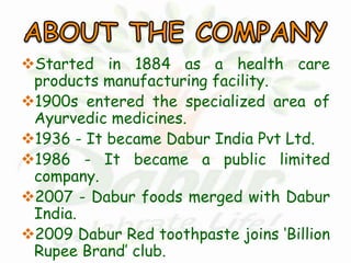 Dabur 1 | PPTX