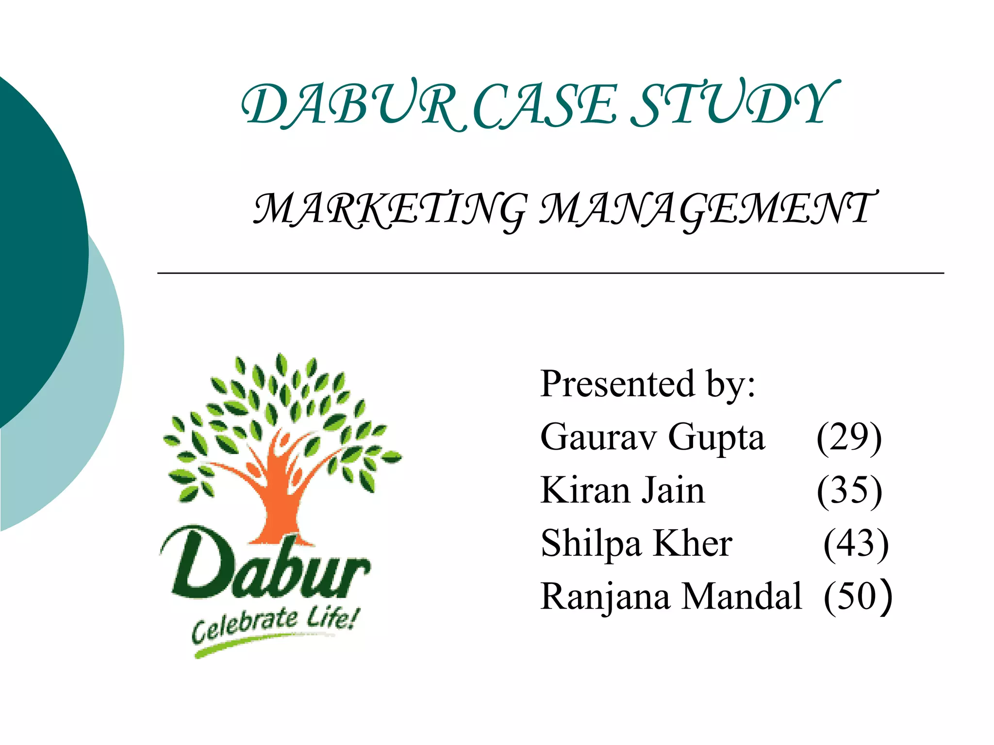 Dabur case study | PPT