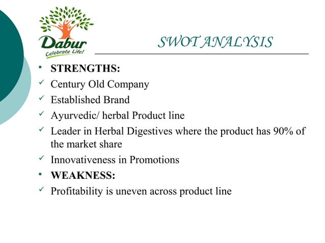 Dabur case study | PPT
