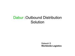 Dabur distrb final | PPT