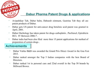 Dabur company SWOT analysis | PPT