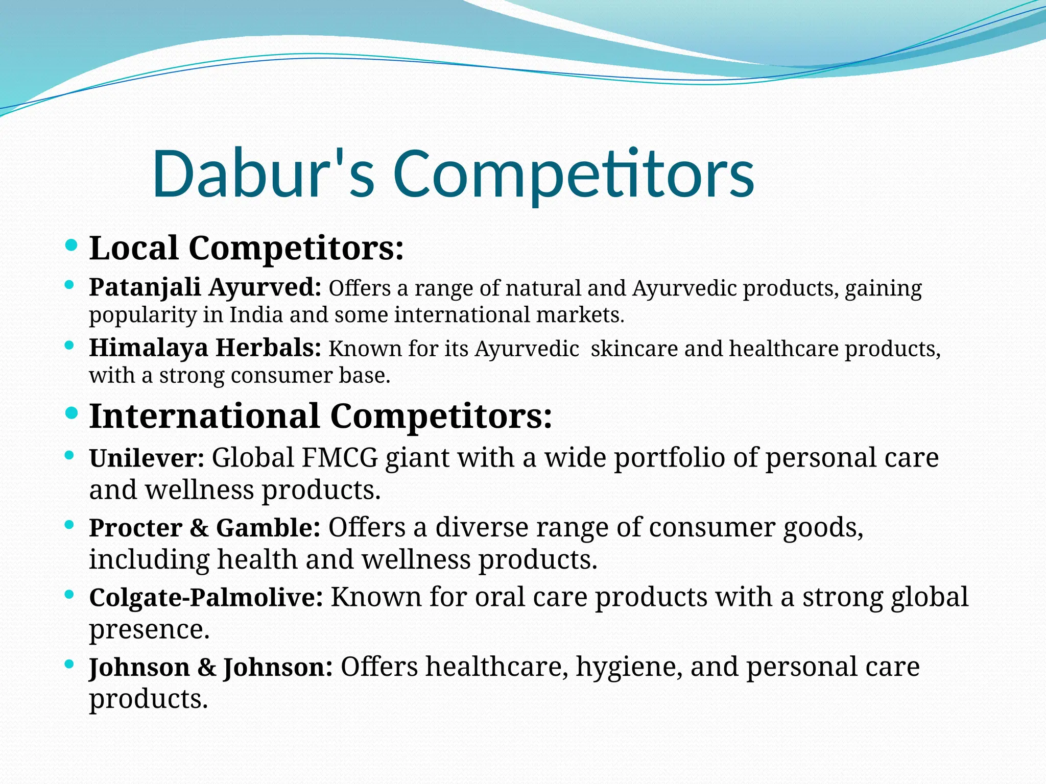 Dabur india Limited strattagies and inventions | PPT