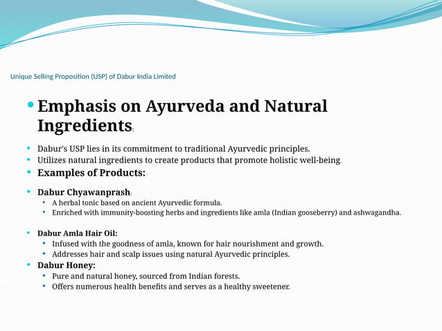 Dabur india Limited strattagies and inventions | PPT