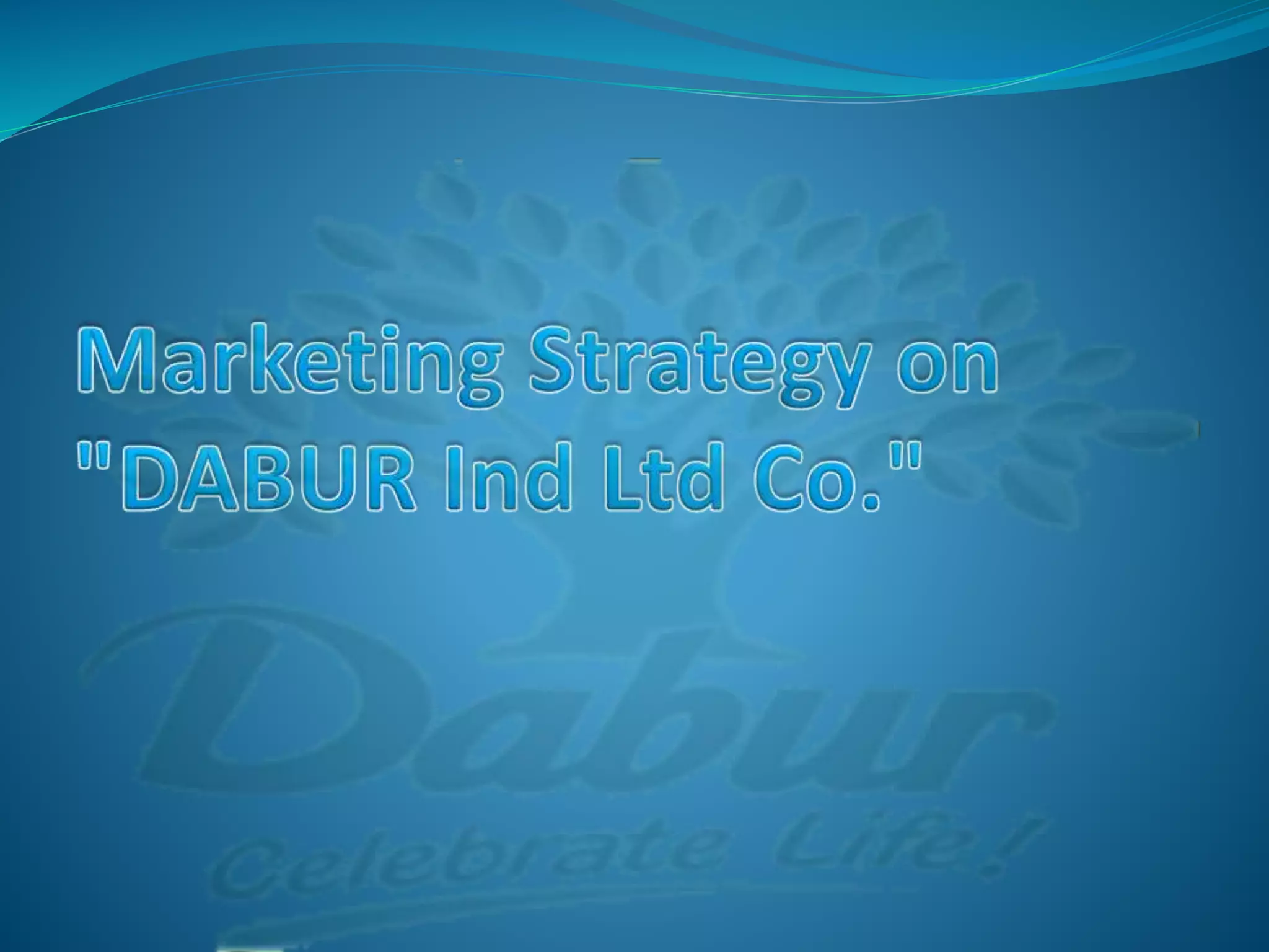 Dabur india ltd | PPTX