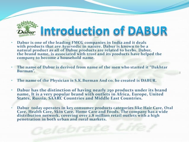 Dabur india ltd | PPT