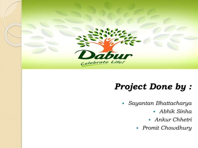 Marketing strategy & Product Strategy for DABUR | PPTX