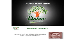 Dabur (rural marketing)- tanay singh | PPTX | Business | Business and Finance
