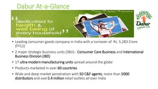 Dabur (rural marketing)- tanay singh | PPTX | Business | Business and Finance