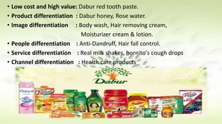 dabur presentation.pptx is the h top fmcg | PPTX