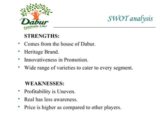 Dabur real | PPT