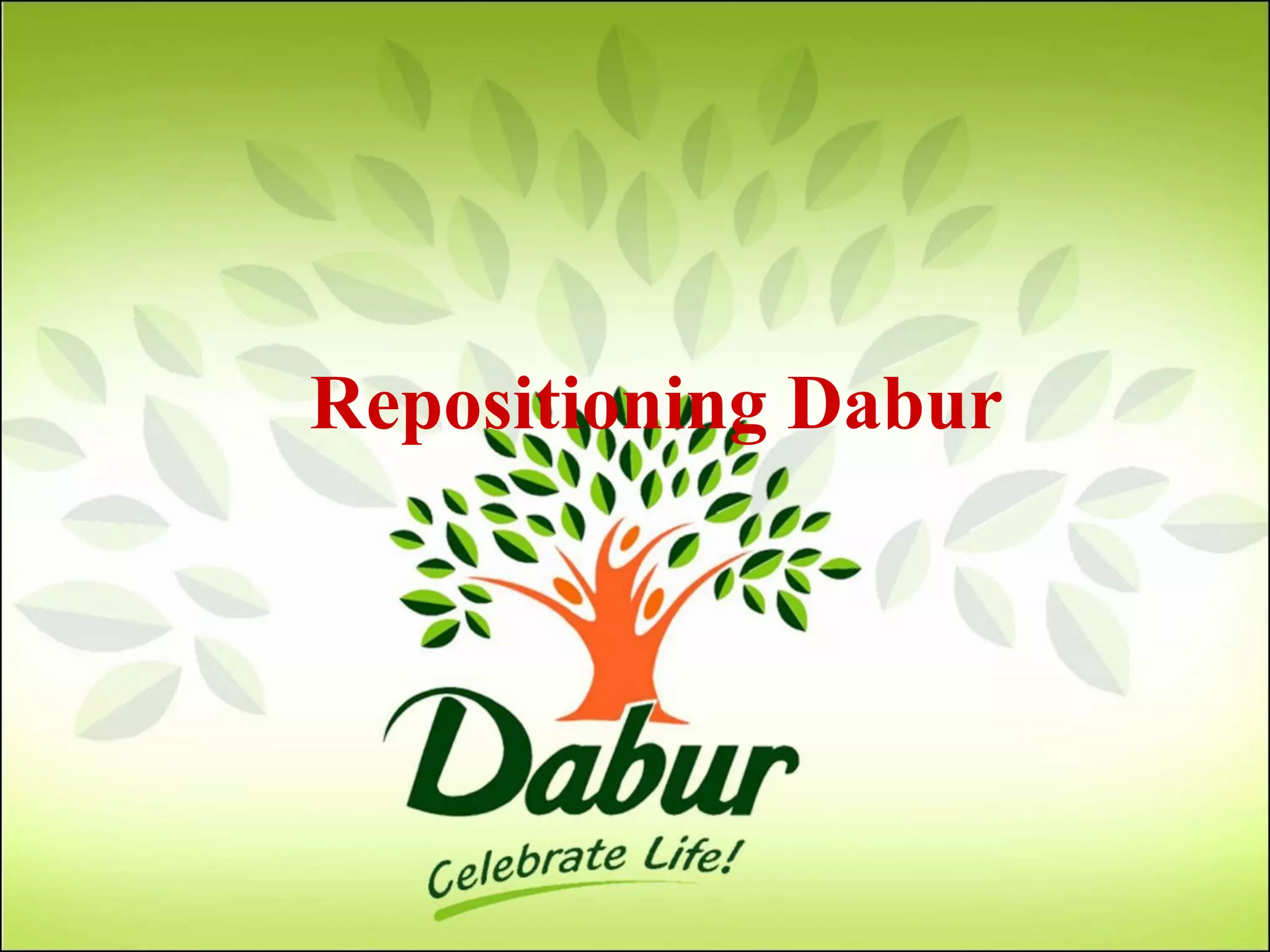 repositioning at dabur | PPT