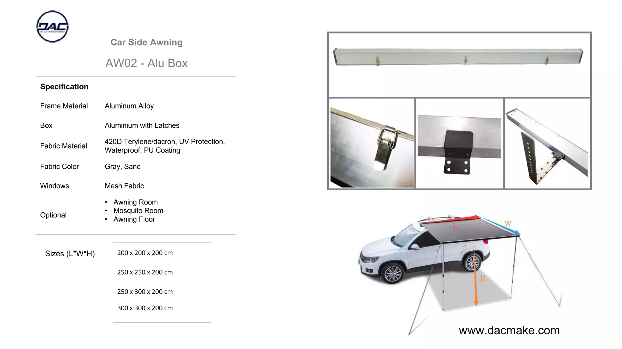 Dac Car Side Awning Tent | PDF