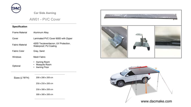 Dac Car Side Awning Tent | PDF