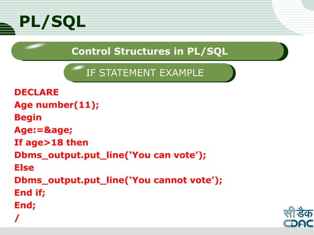 DAC training-batch -2020(PLSQL) | PPT