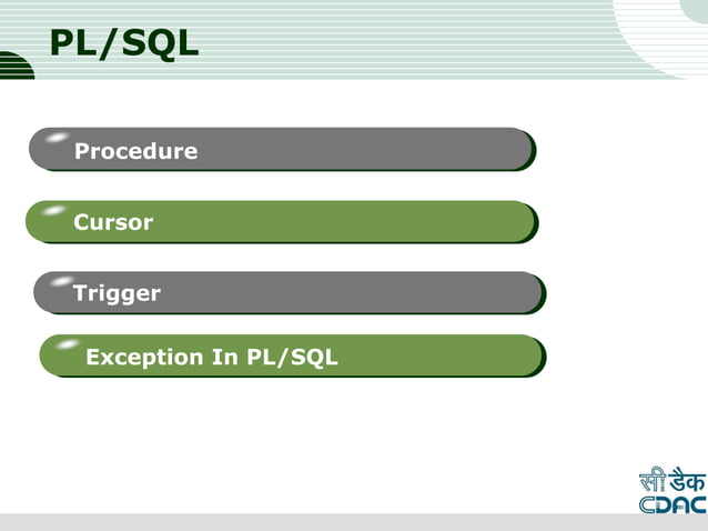 DAC training-batch -2020(PLSQL) | PPT
