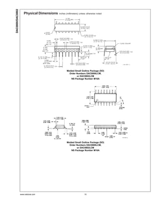 DAC0800 8-Bit DAC Datasheet | PDF