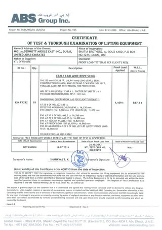 ABS_Certificate_-_For_Heavy_Lift_Slings | PDF