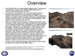 PHYSICALLY-BASED MODELLING OF ROBOTIC EXPLORERS EMPLOYING TH | PPT