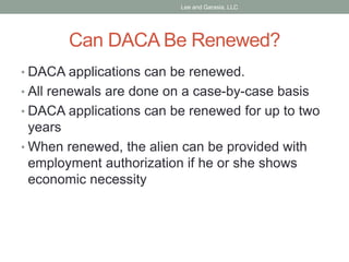 DACA Basics and Renewal | PPT