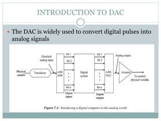 DAC and sensor interfacing with PIC | PPTX