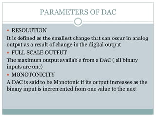 DAC and sensor interfacing with PIC | PPTX