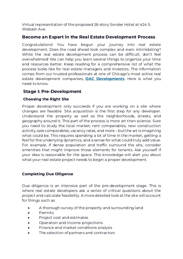 DAC Developments - Insight into Real Estate | PPT