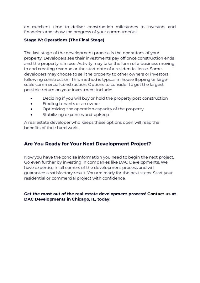 DAC Developments - Insight into Real Estate | PPT